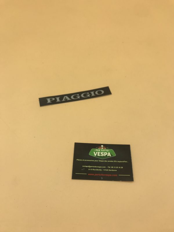 sticker noir piaggio pour selle px 1ére génération et ARCO - PER TUTTO ...