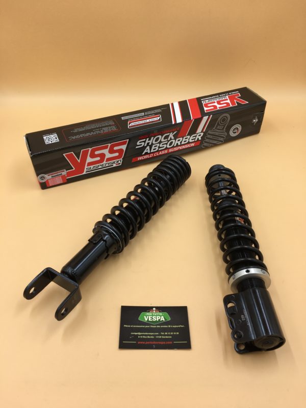 Pack amortisseurs YSS X-PRO - avant / arrière pour Vespa PX 80/125/150/200 - T5 - PER TUTTO VESPA